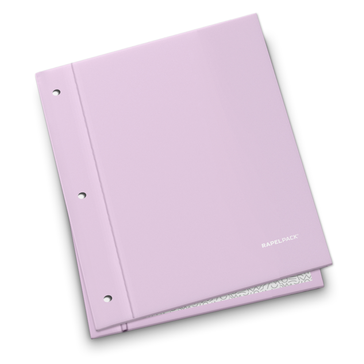 CARPETA DOS TAPAS CARTA IGC PASTEL LILA