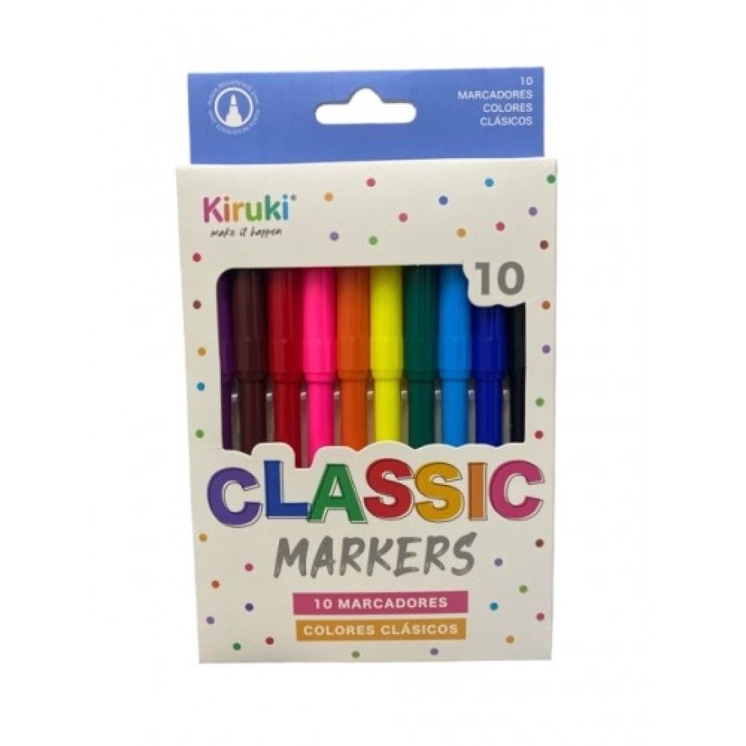 MARCADORES CLASSIC MARKERS KIRUKI X 10